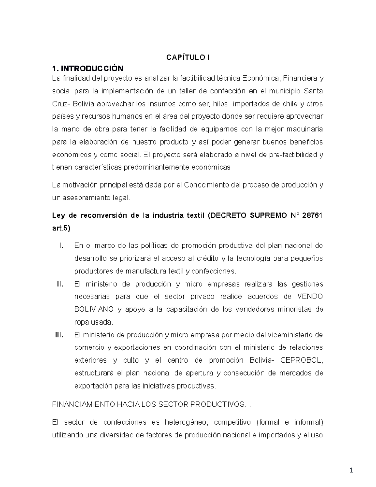 Proyecto diseño terminado - CAPÍTULO I 1. INTRODUCCIÓN La finalidad del ...