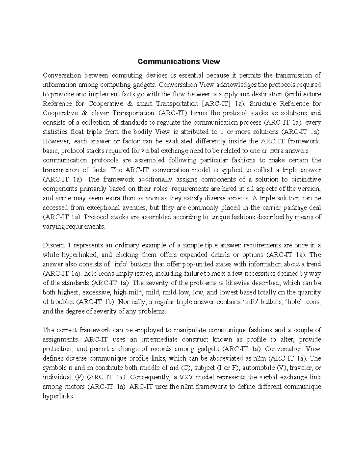 Communications View - Communications View Conversation between ...
