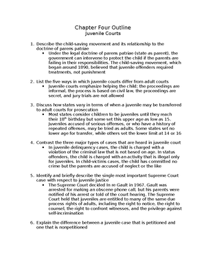 Chapter 3 Outline - Chapter Three Outline State Courts Outline the four ...