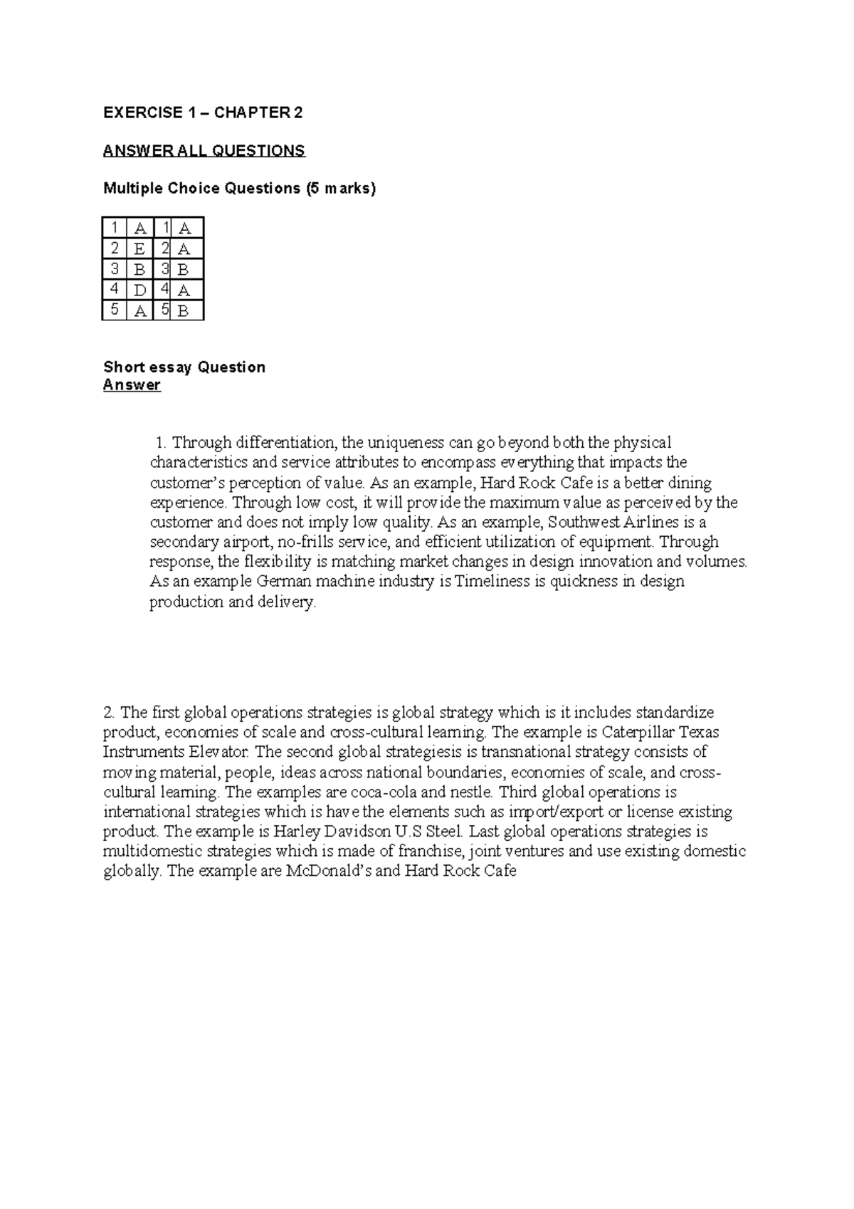 Quiz 2 OPM 530 Muhammad Danial Arif Bin Mohd Sabri D2 BA242 2A ...