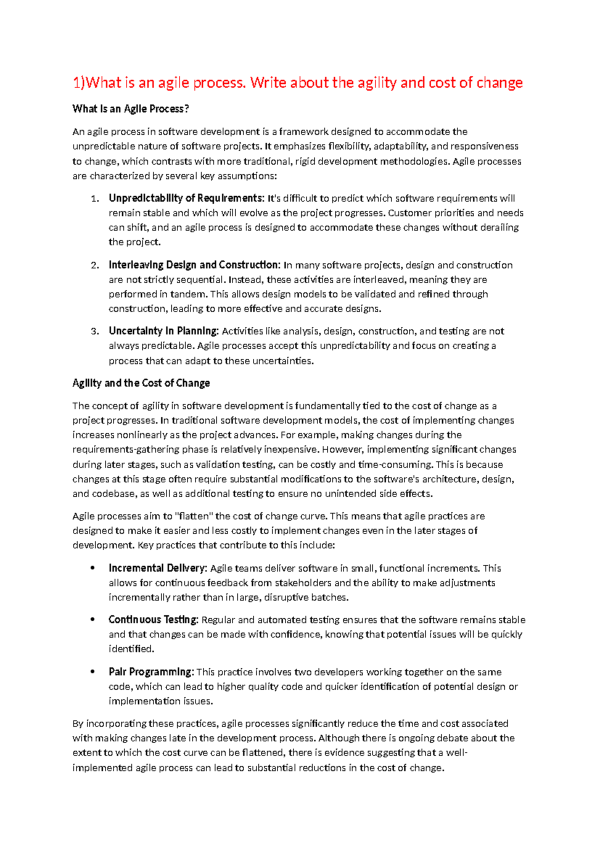 SE module 3 - this is for the important questions of sepm new subject . 21ail66 - 1)What is an ...