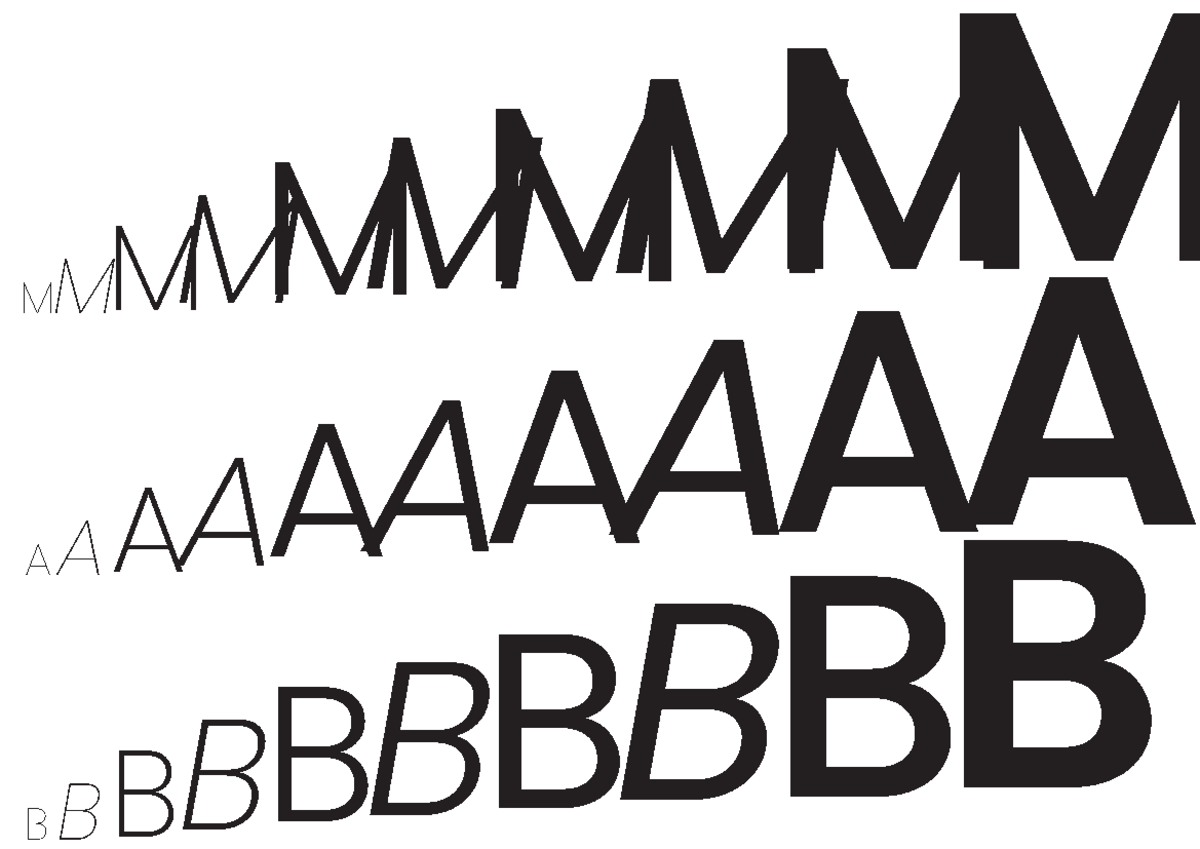 Lenguaje Visual Tipografia [Recovered] - Introducción al Lenguaje Visual - B B B B BB B BB B A ...