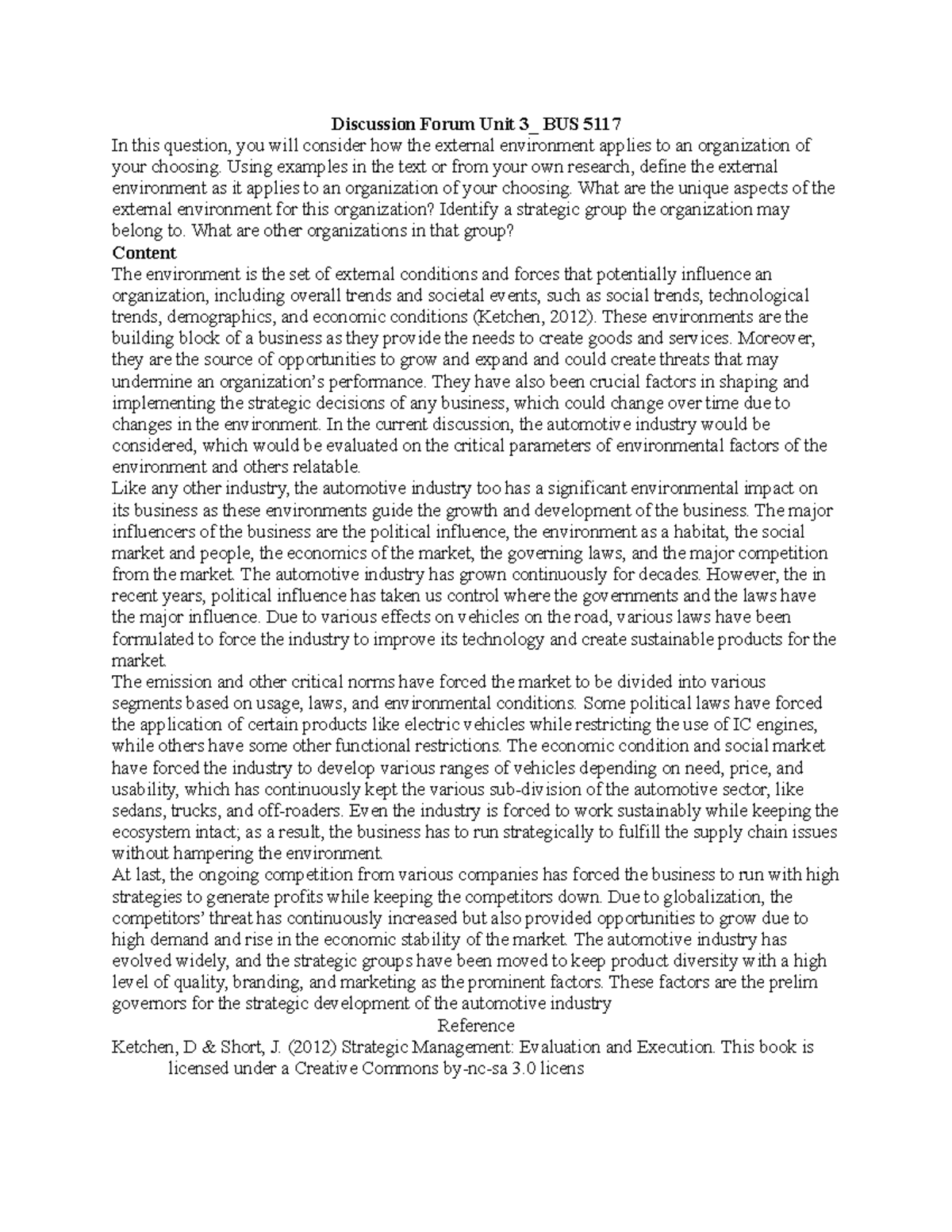 Discussion Forum Unit 3 BUS 5117 - Discussion Forum Unit 3_ BUS 5117 In ...
