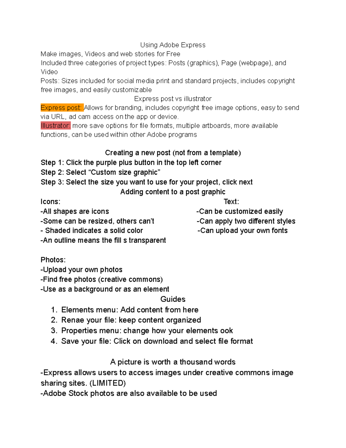 Graphic Using Adobe Express - Using Adobe Express Make images, Videos ...