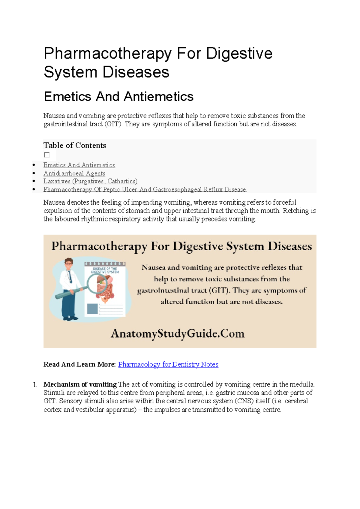 Pharmacotherapy For Digestive System Diseases - Pharmacotherapy For ...