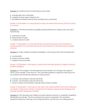 Econ Assignment 2 Solved - Question 1: (Supply Curve & Demand Curve ...