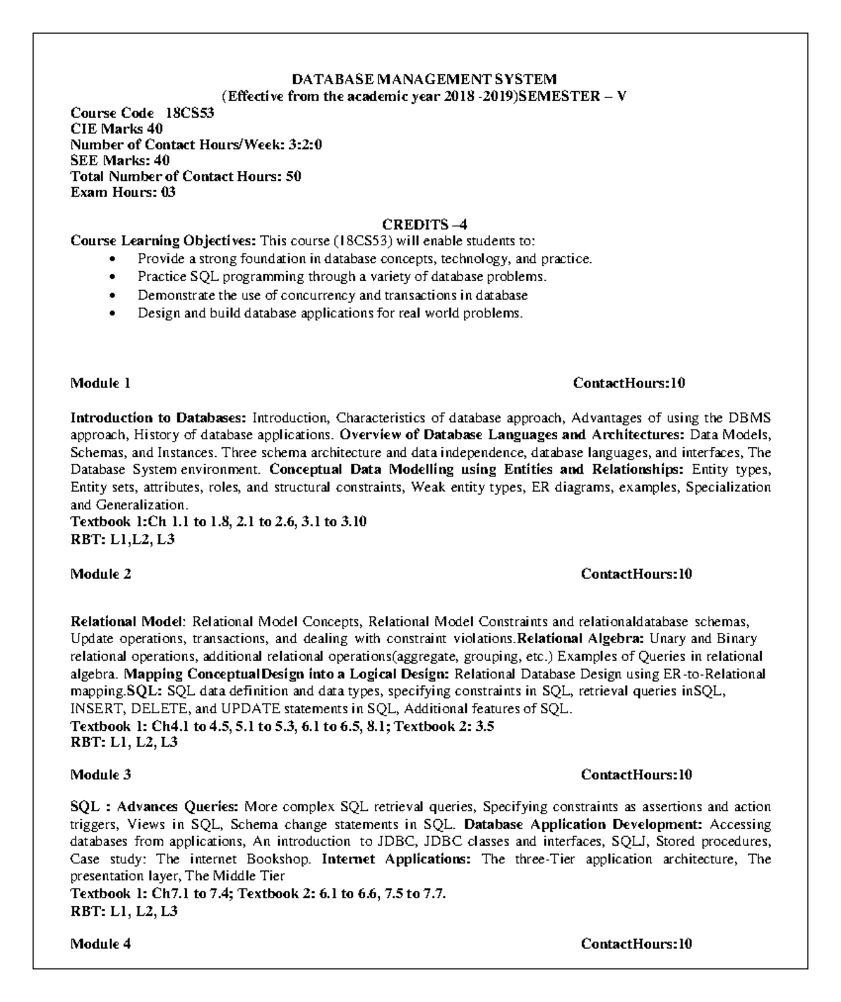 18CS 53-DBMS notes - sdfghgjkhjdfhsgfxc - DATABASE MANAGEMENT SYSTEM ...