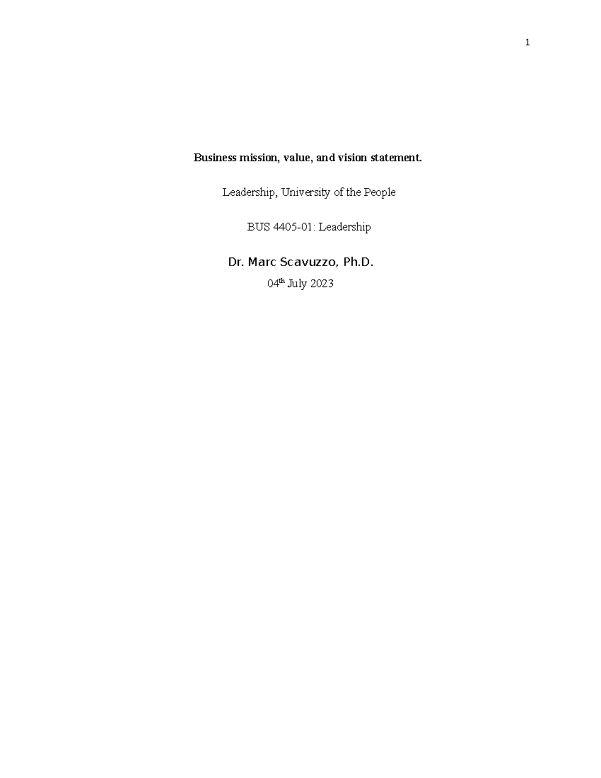 Mission Value And Vision Statement Wk3 Business Mission Value And mission-value-and-vision-statement-wk3-business-mission-value-and