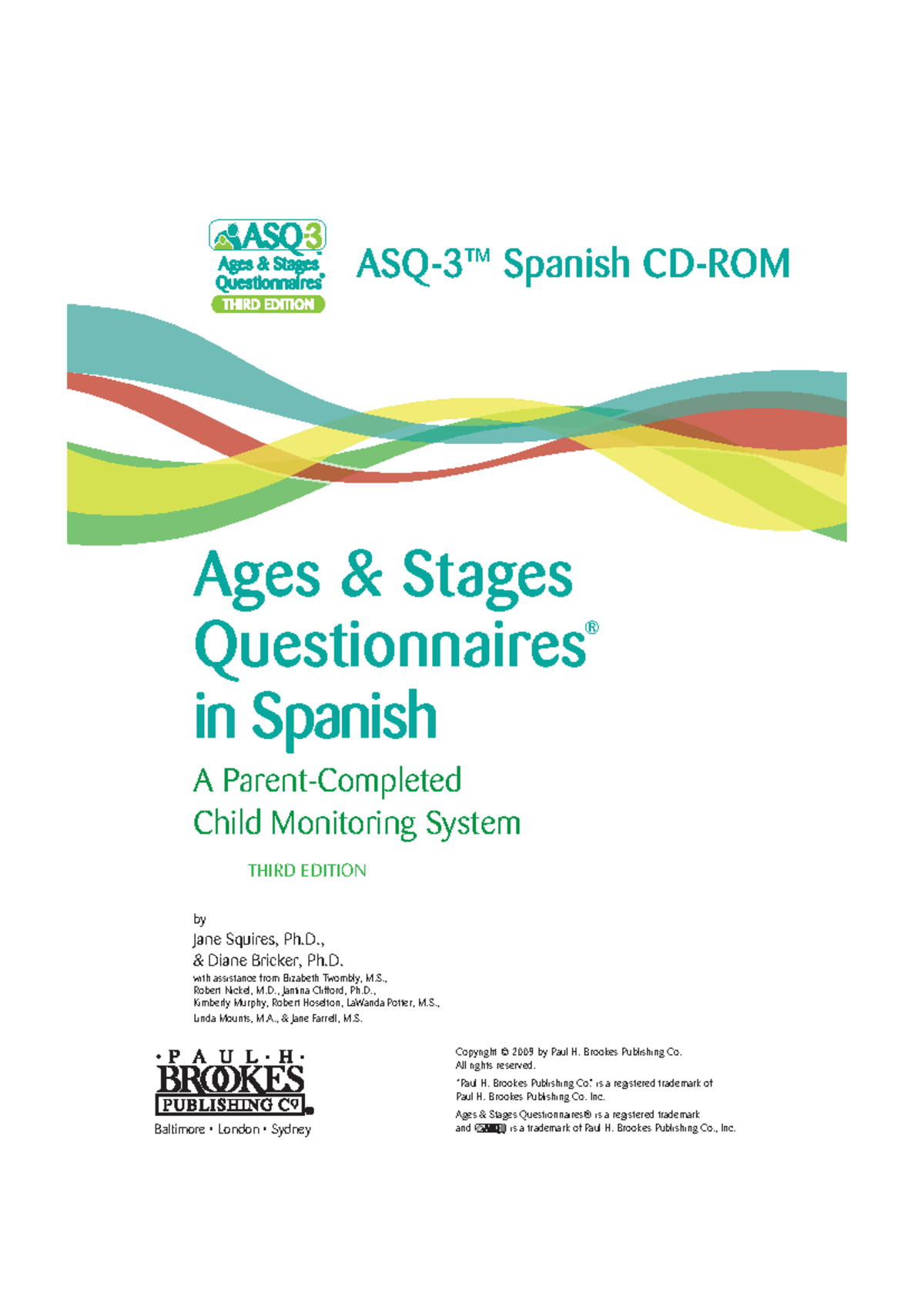 ASQ3-Spanish - Pauta de evaluación - Ages & Stages Questionnaires ® in ...