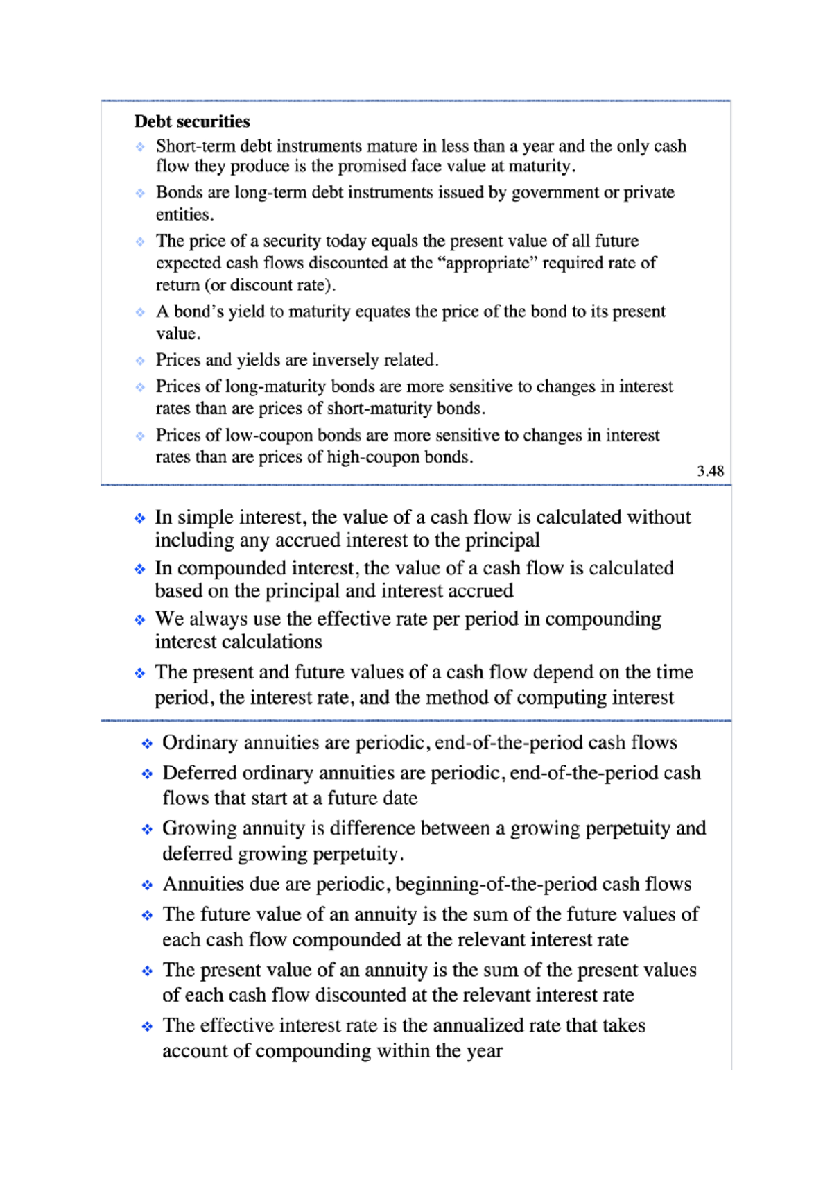 Finance Key Concepts - Lecture notes 1-12 - FNCE10002 - Studocu