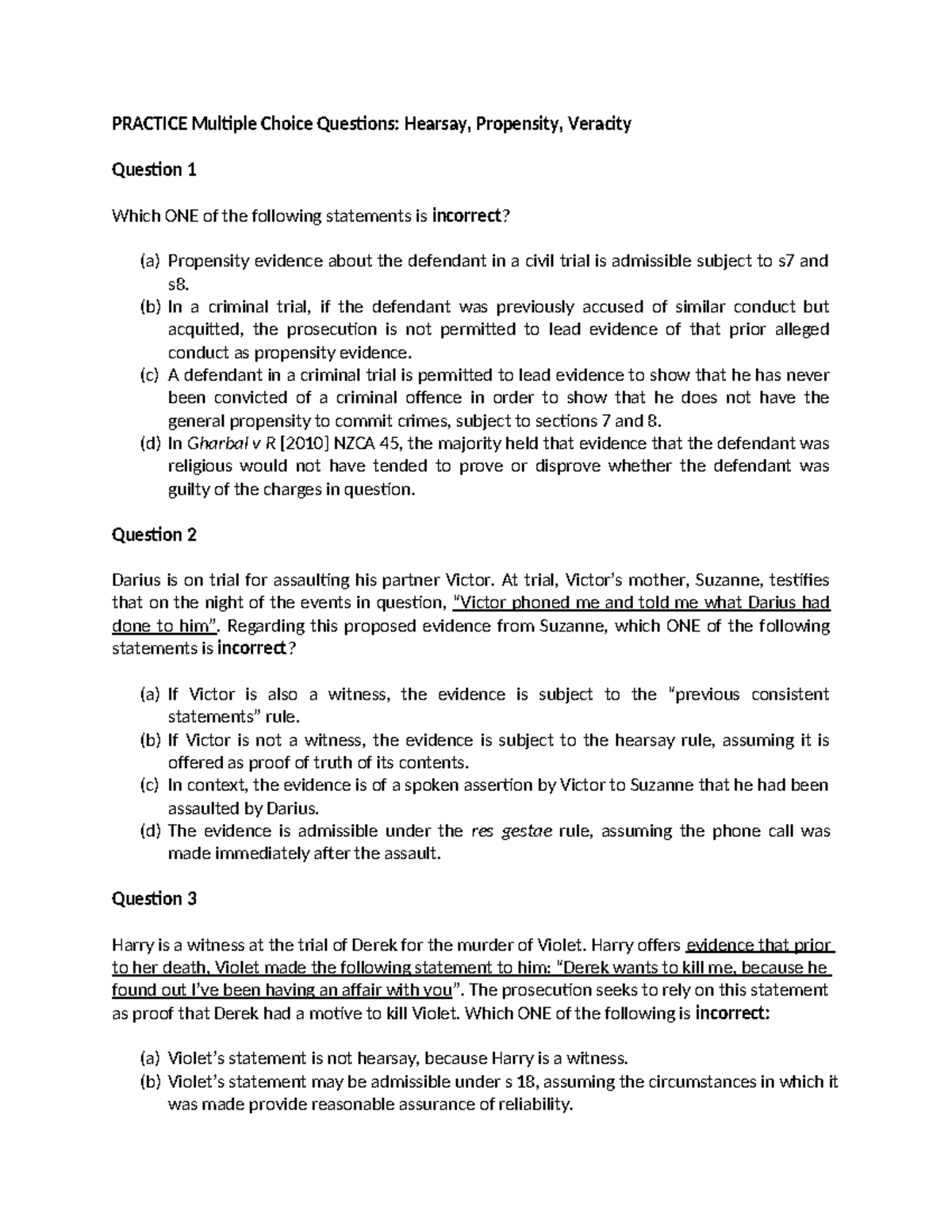Practice MCQ Topics 3, 4, 5 v2 - PRACTICE Multiple Choice Questions ...