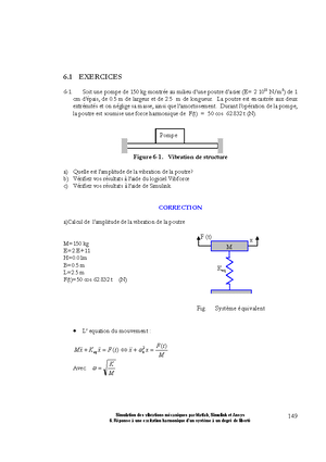 Exercices AVEC Solution Statique - GMC2007 - ULaval - Studocu