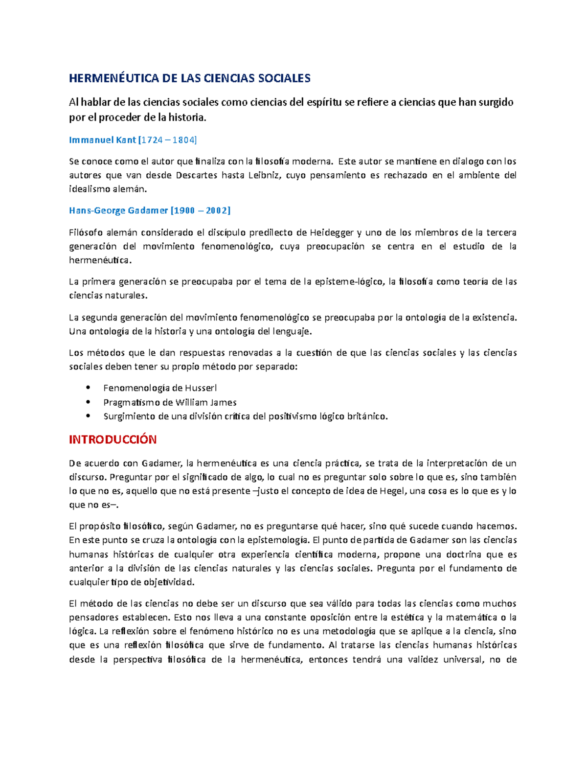 Notas Hccss - Apuntes tomados para el curso de Hermenéutica de las ...