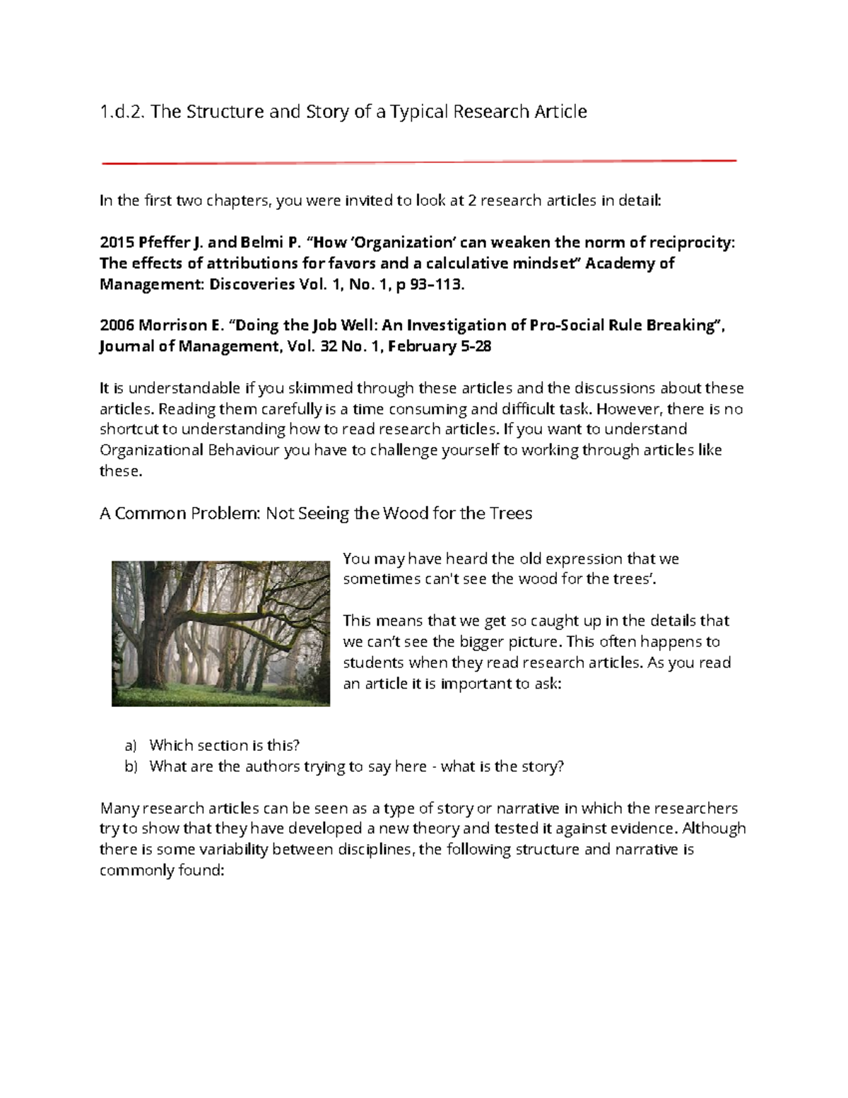 1.d.2 The Structure and Story of a Typical Research Article - 1.d. The ...