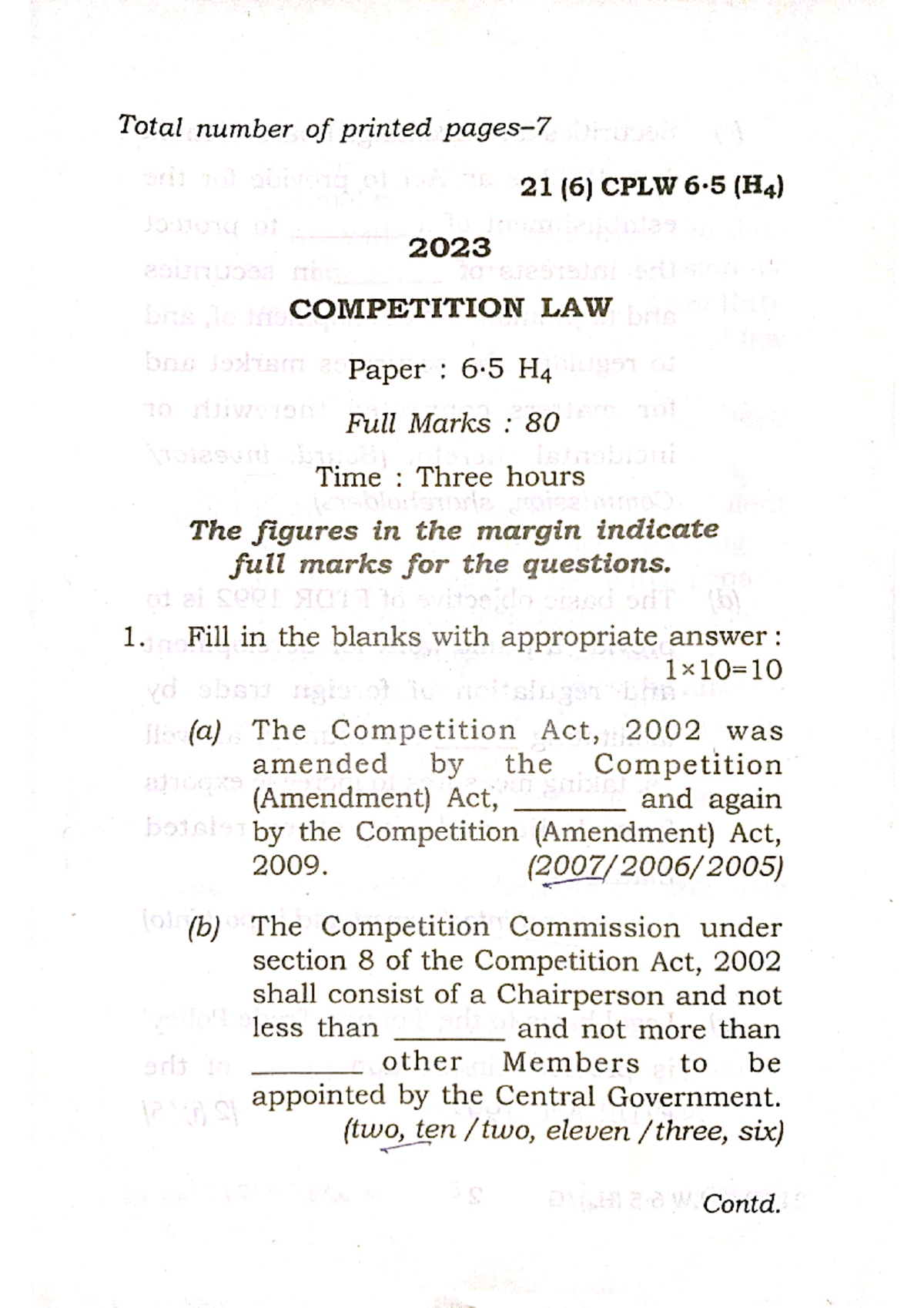 BL paper - Ballb - Studocu