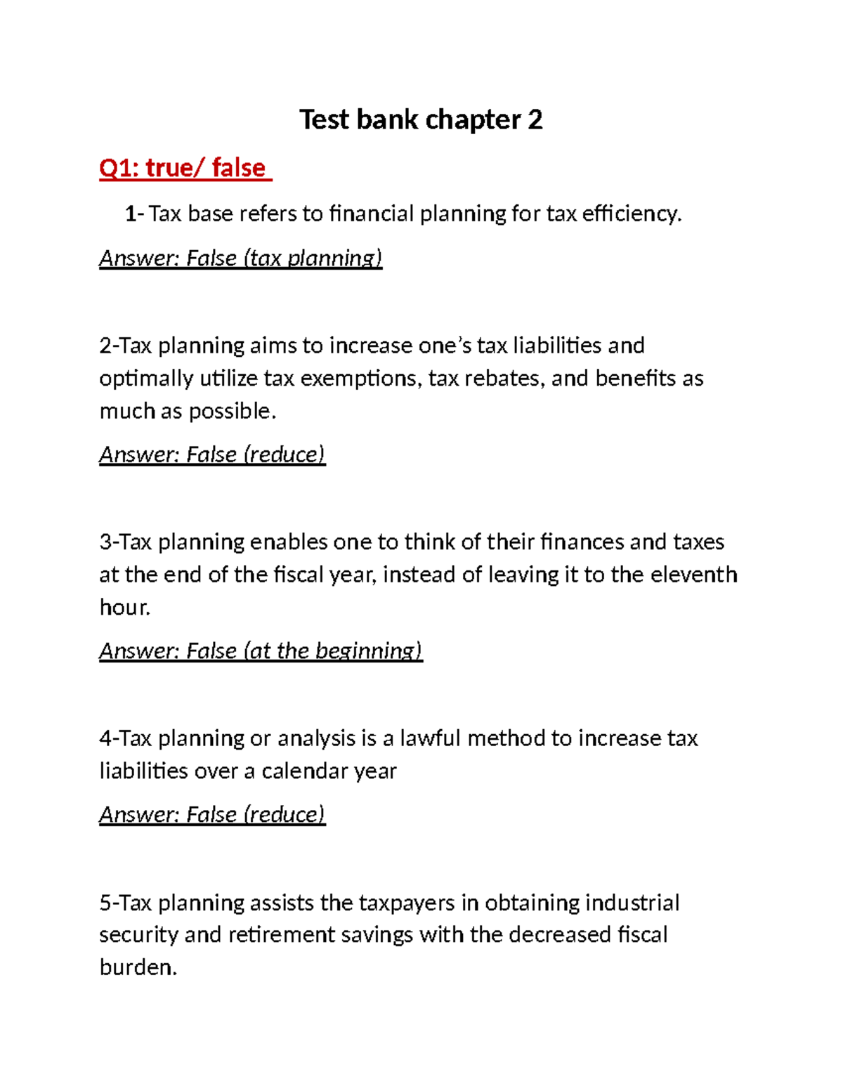 Test bank chapter 2 - Essay questions for dr.amany - Test bank chapter ...
