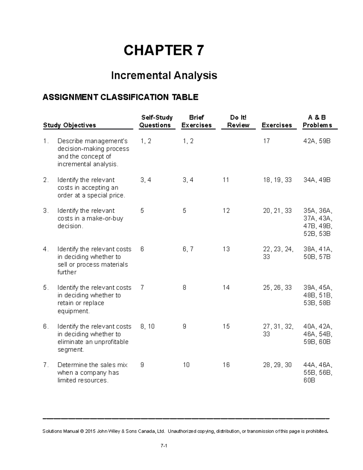Sm07 - Solution manual for chapter 7 textbook questions - CHAPTER 7 ...