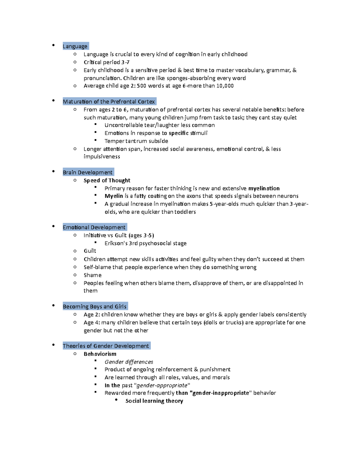 Ch. 8-10 - Notes - Language o Language is crucial to every kind of ...
