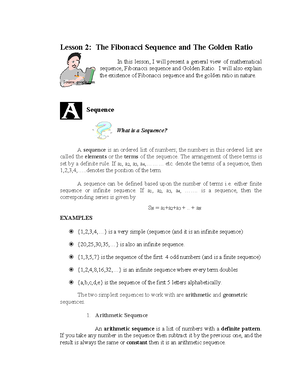 Chapter 2 - Mathematical Language and Symbols - Mathematical language and symbols Lessons ...