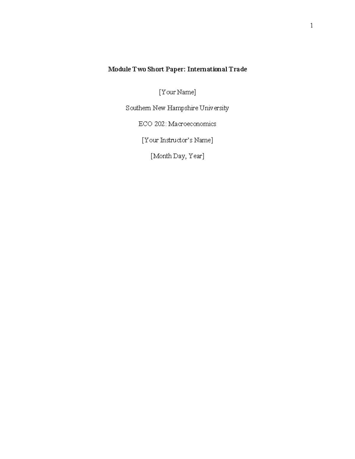 7017693 1 - Paper done for module 2 - Module Two Short Paper ...