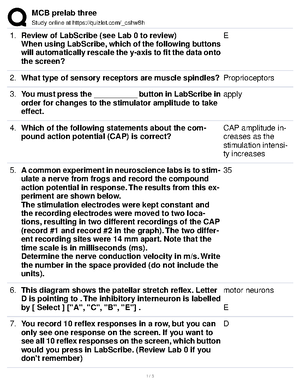 Mcb lab assignment 3 - mcb assignment lab three Study online at quizlet/_cshwo Calculate the con ...