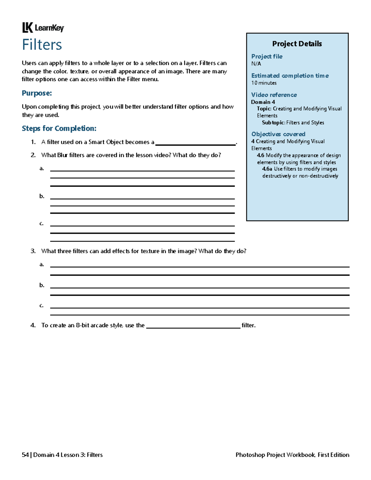 5 - penis - 54 | Domain 4 Lesson 3: Filters Photoshop Project Workbook ...