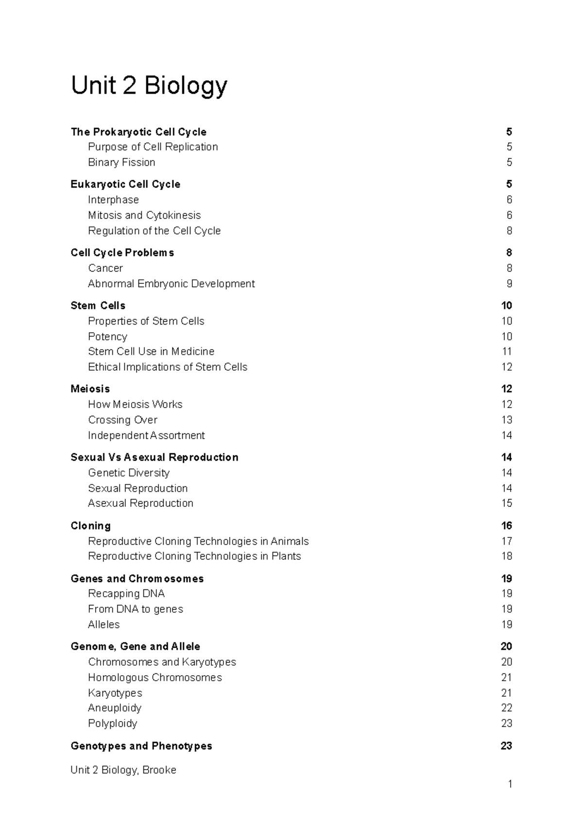 Unit 2 Biology - Unit 2 Biology The Prokaryotic Cell Cycle Cell ...