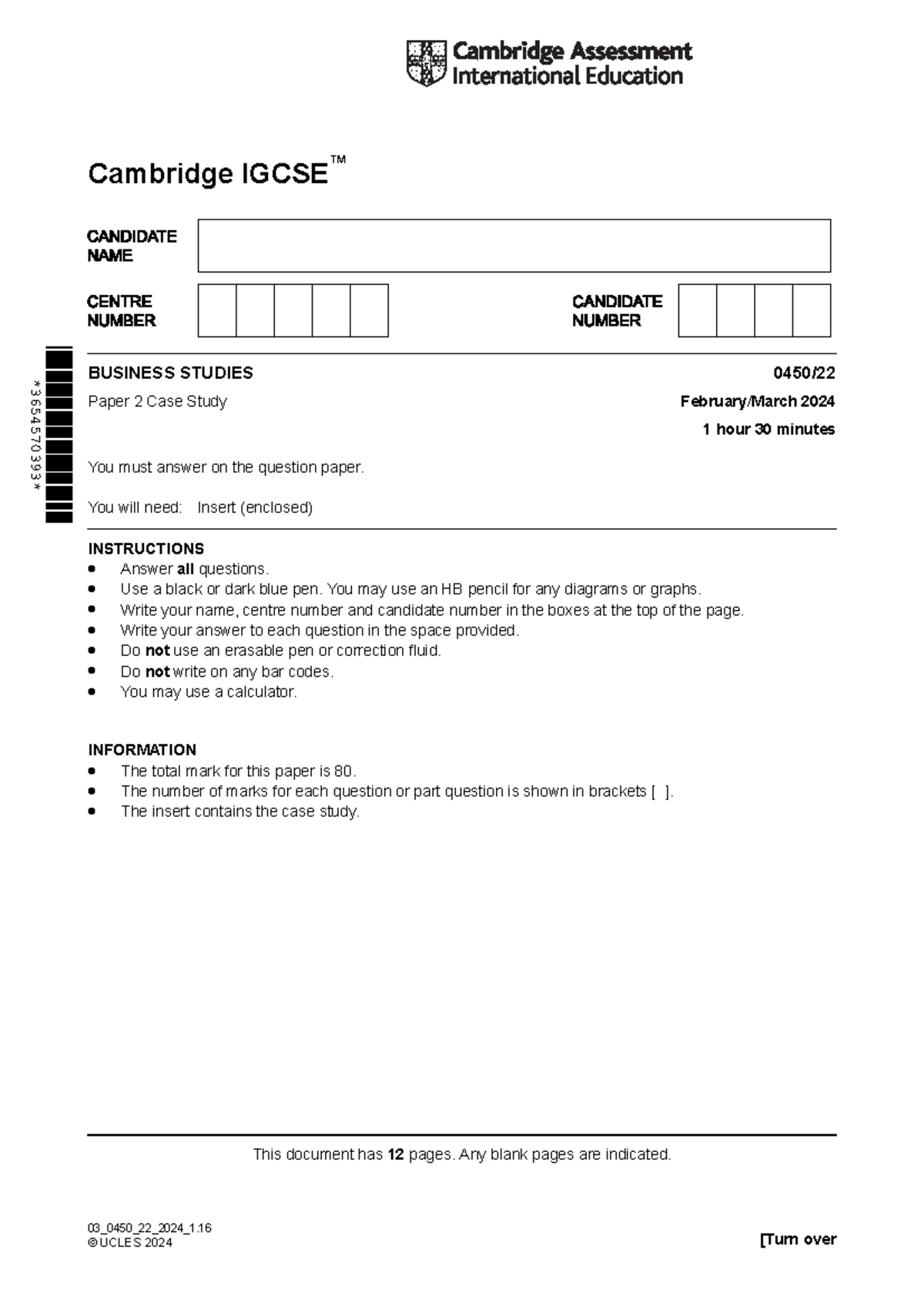 0450 m24 qp 22 - XYZ - Cambridge IGCSE™ 0450/ February/March 2024 1 ...