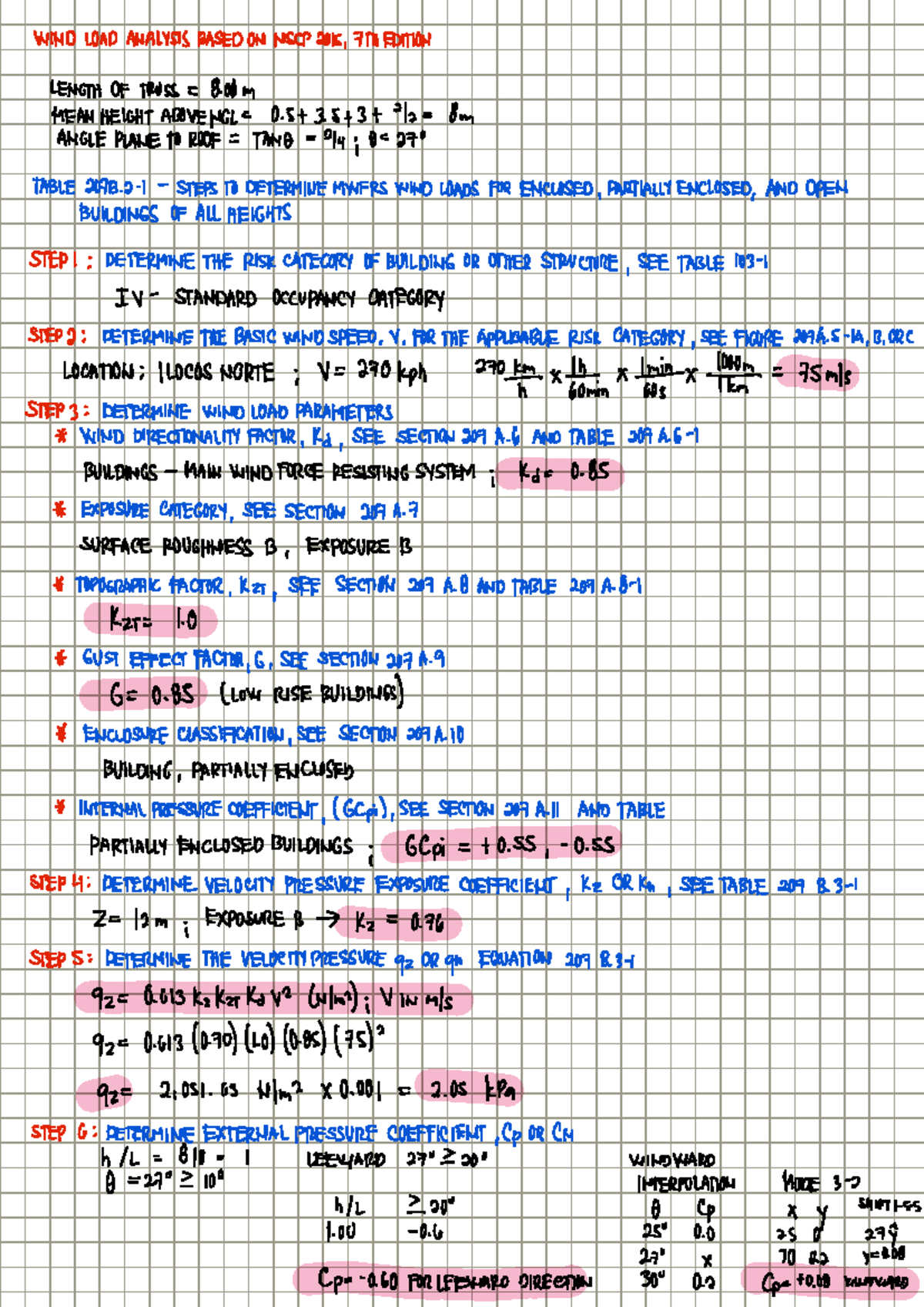 Wind Load Analysis from NSCP 2015 - WIND LOAD ANALYSIS BASED ON NSCP ...