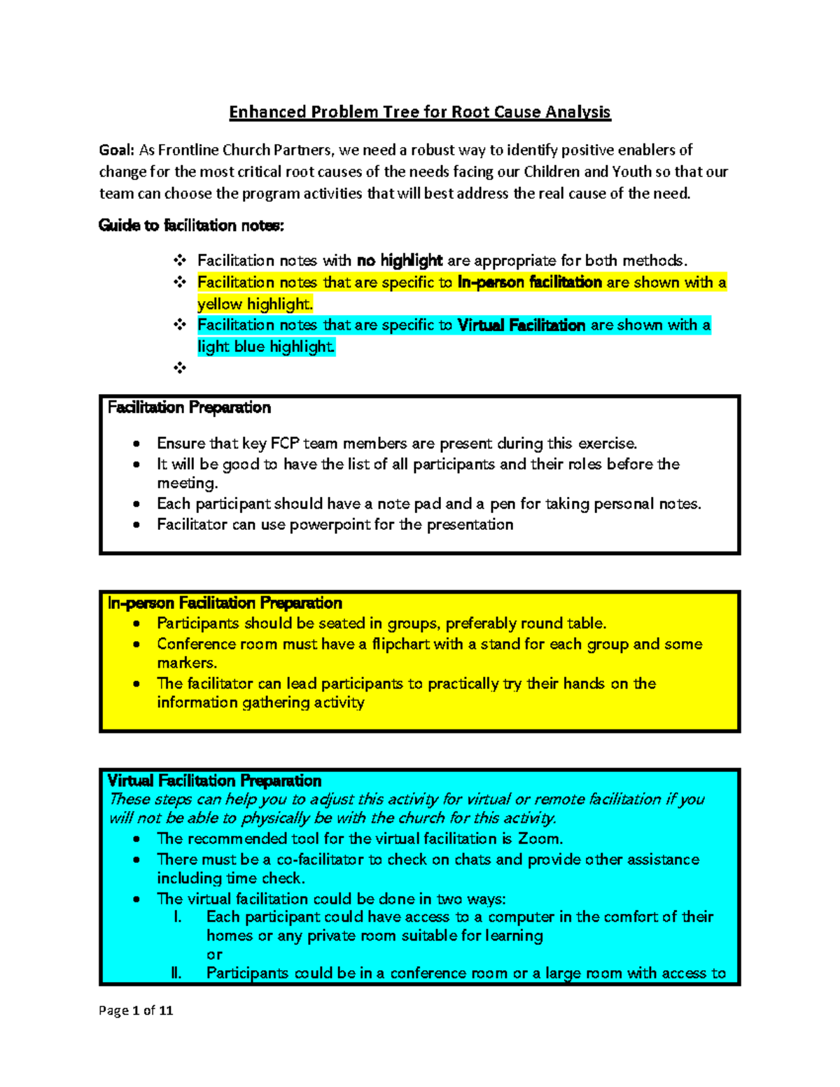 Enhanced Problem Tree - Root Cause Analysis - Enhanced Problem Tree for ...