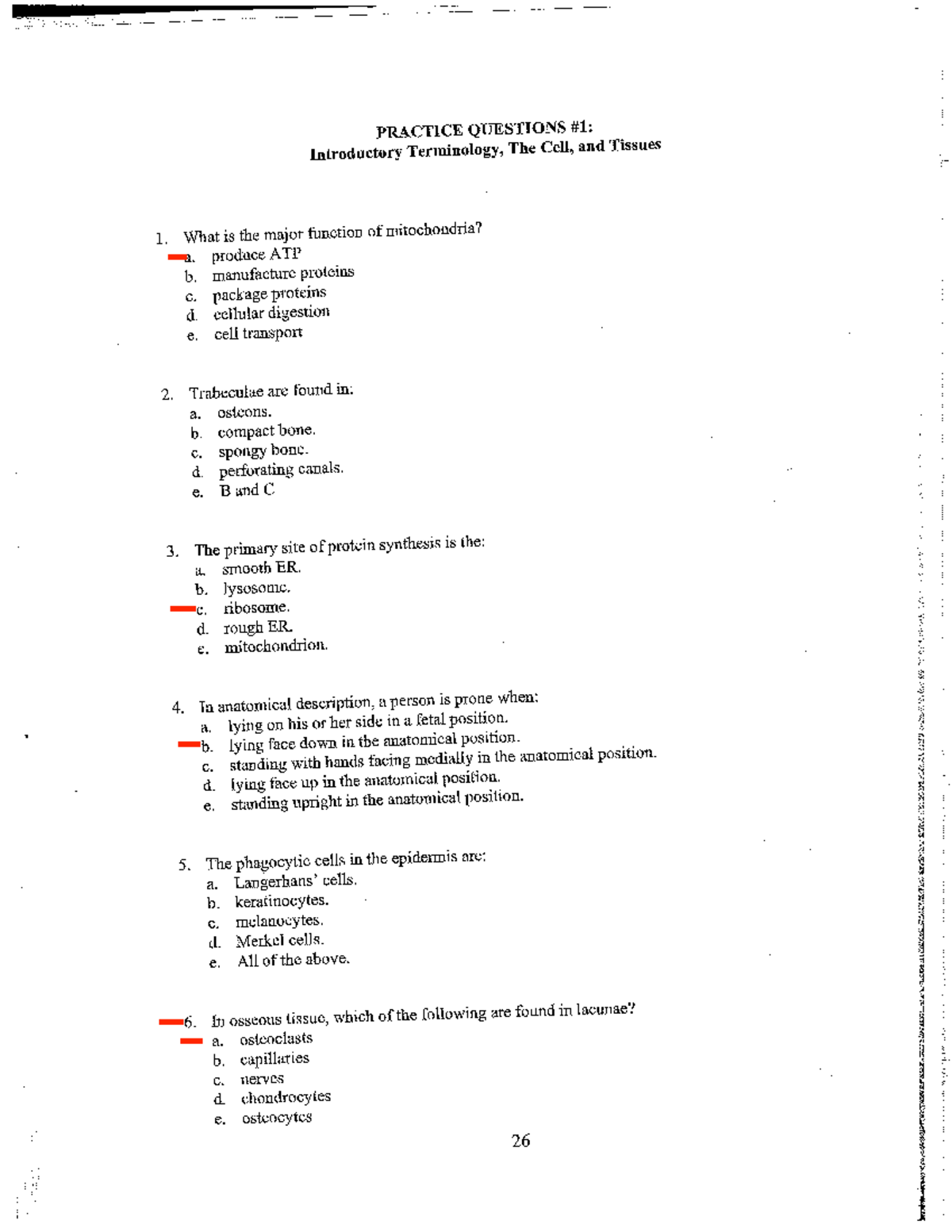 Condensed Notes Qs (1-2)-1 - BIOL-N217 - Studocu