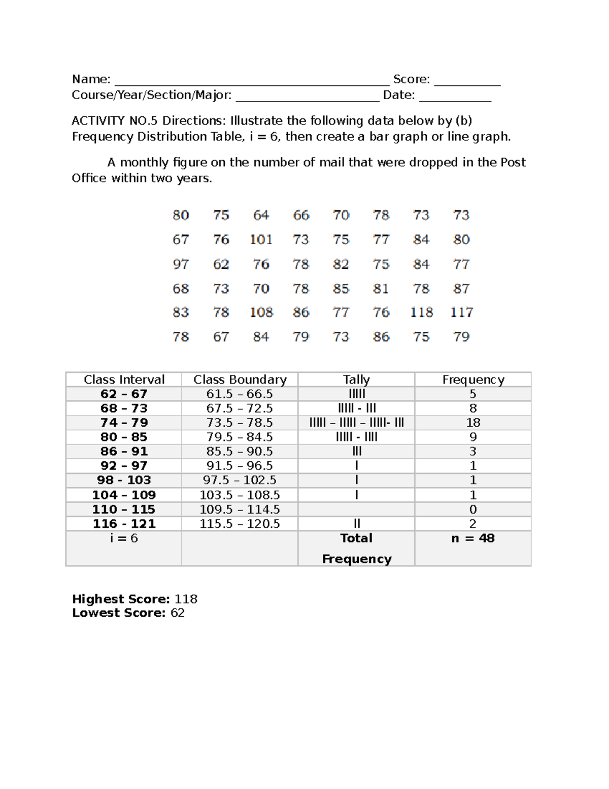 Copai- Method - Math - Name: ______________________________________________ Score ...