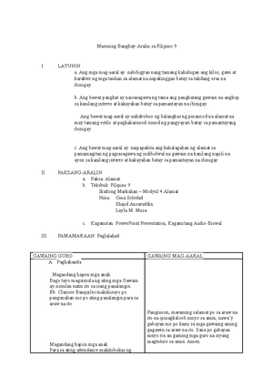 4As-lesson-plan - This is a sample 4 A's lesson plan in Filipino ...
