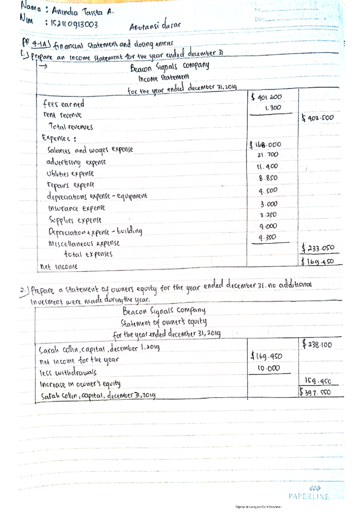 Akutansidasar 5 - contains material financial statement and clossing ...