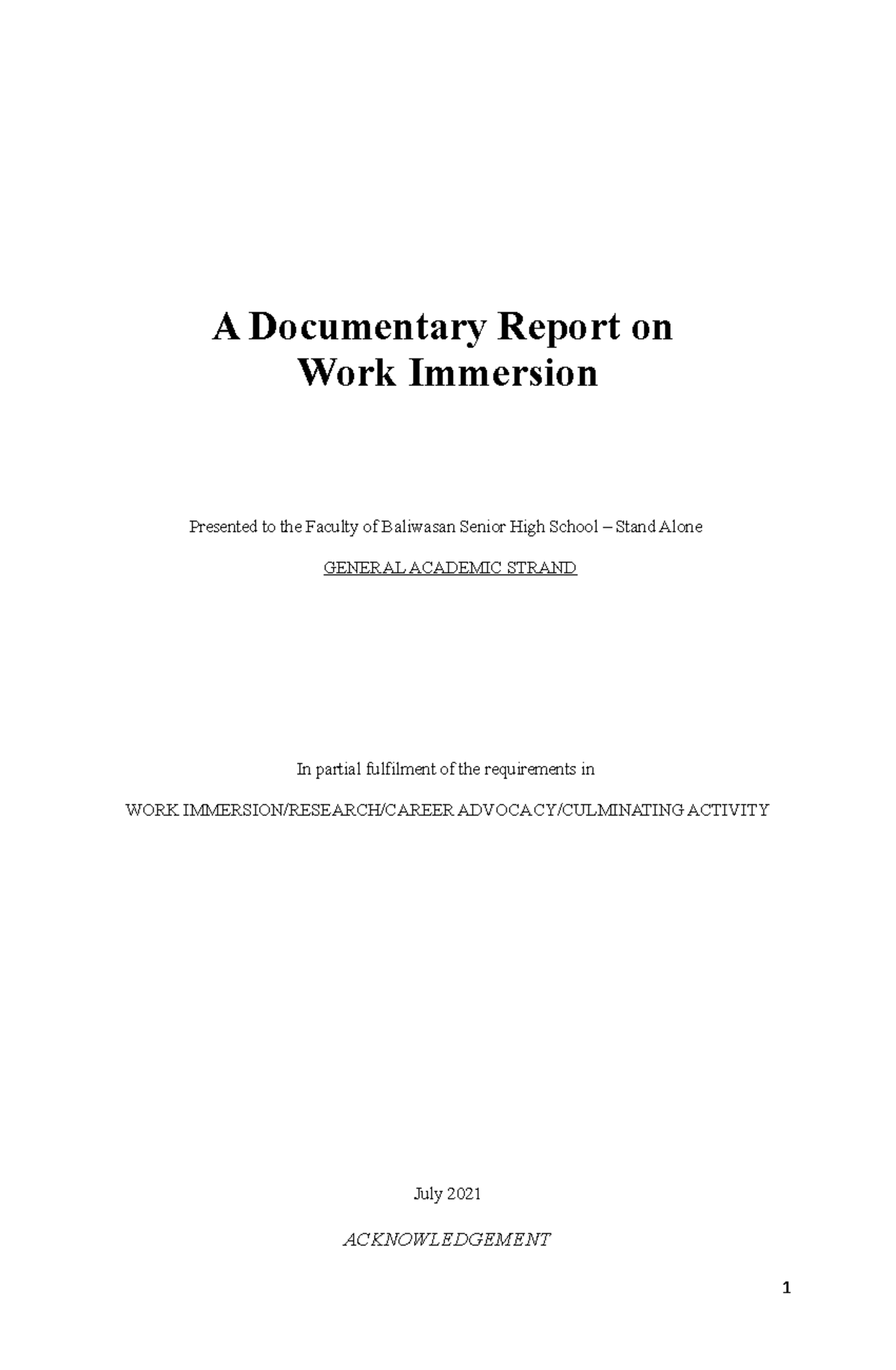 Work Immersion Portfolio Based On Dep Ed Work Immersion Portfolio Vrogue