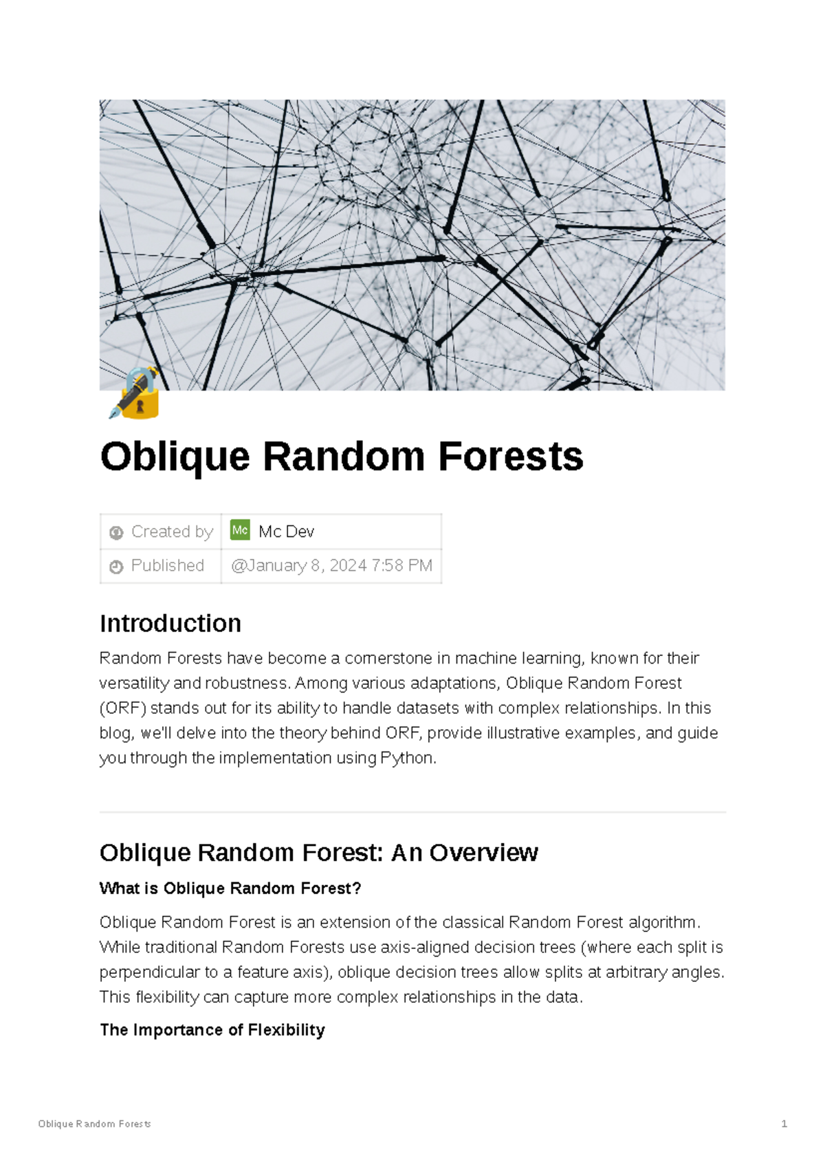 Oblique Random Forests bc34bbe4ab0747acb1d84be5f5e0014f - 🔏 Oblique ...