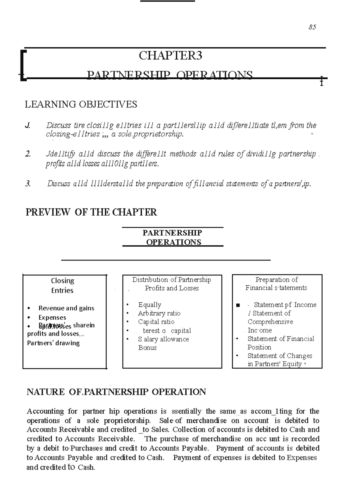 Chap3-Partnership Operations - 85 [ CHAPTER PARTNERSHIP OPERATIONS I ...
