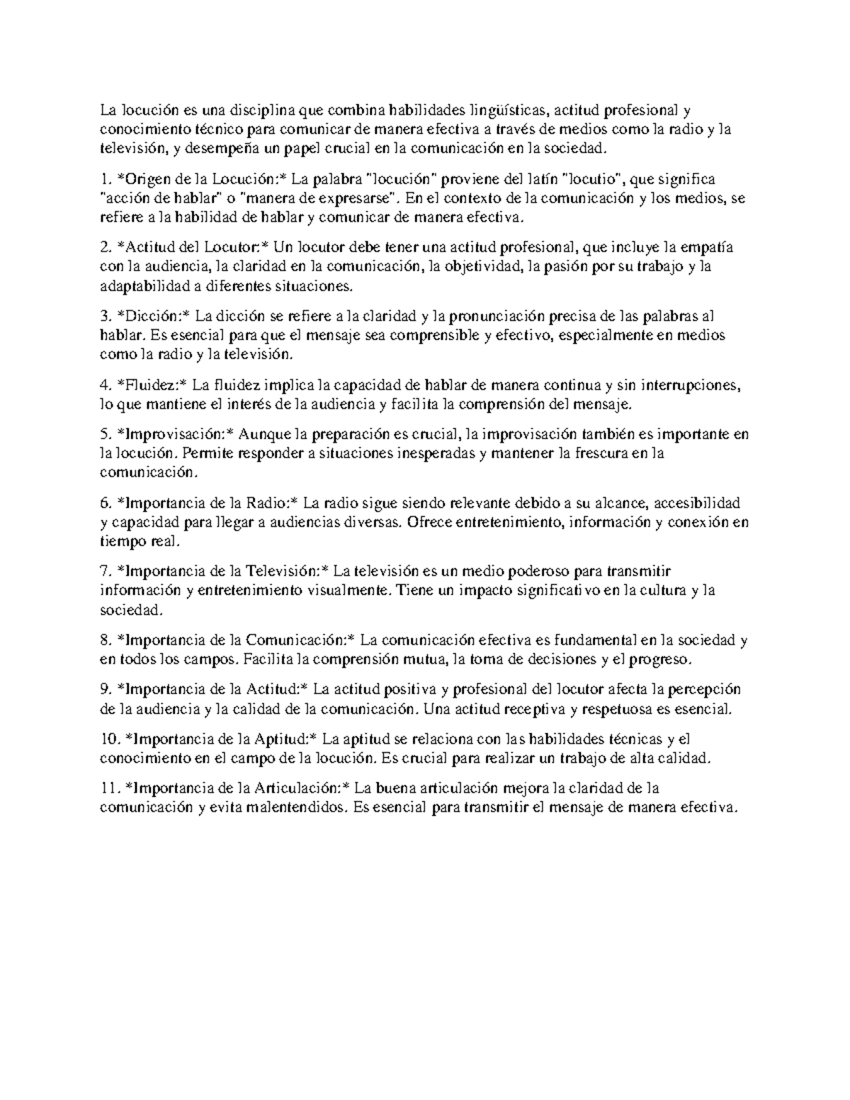 La locucion - La locución es una disciplina que combina habilidades ...