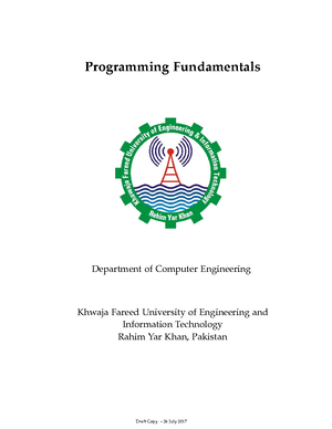 FYP-I Proposal - Khwaja Fareed University of Engineering & Information ...