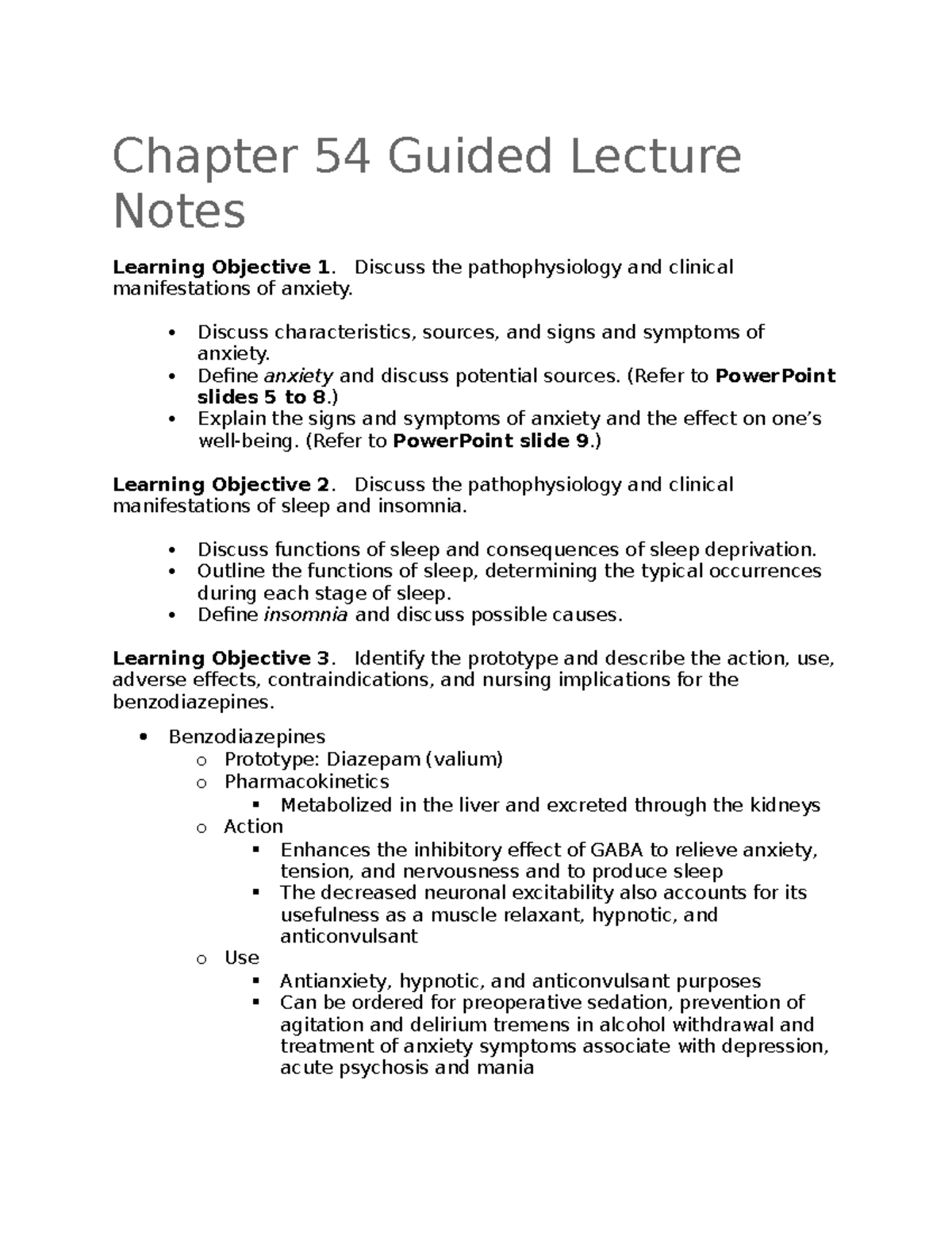 Chapter 54 Guided Lecture Notes - Chapter 54 Guided Lecture Notes ...