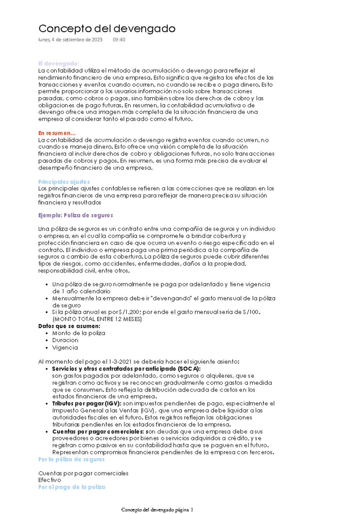 Devengado - El devengado: La contabilidad utiliza el método de ...