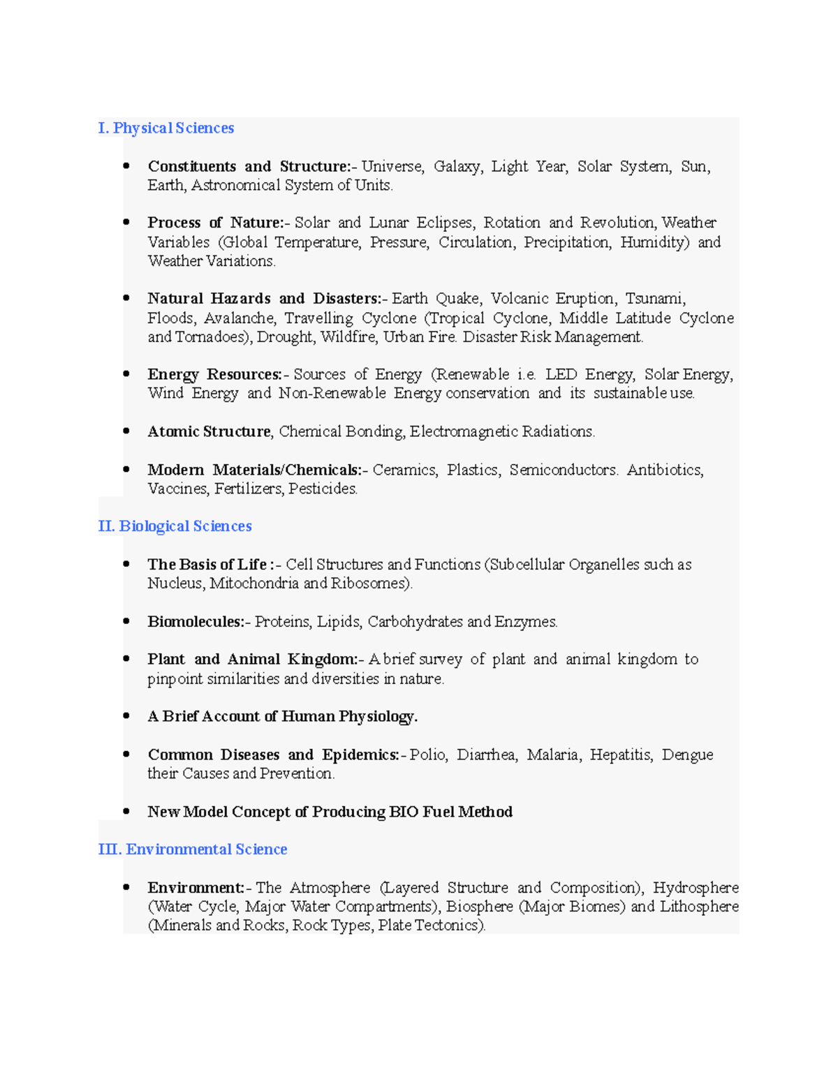 General science - the way of life - I. Physical Sciences Constituents ...