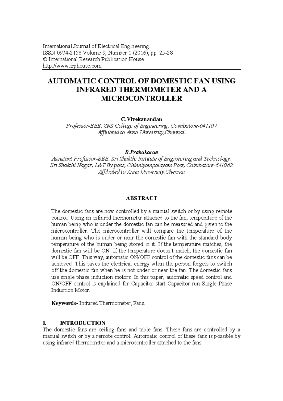 Ijeev 9n1 03 - International Journal of Electrical Engineering. ISSN ...