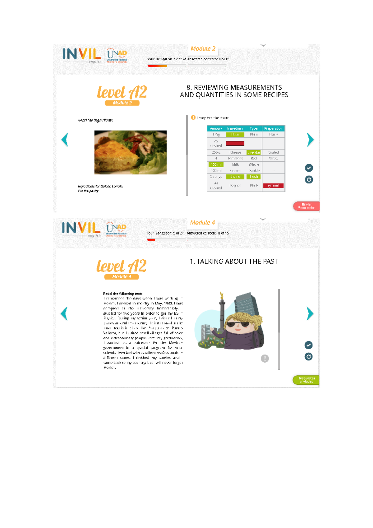 Solution of the modules - Ingles - Studocu