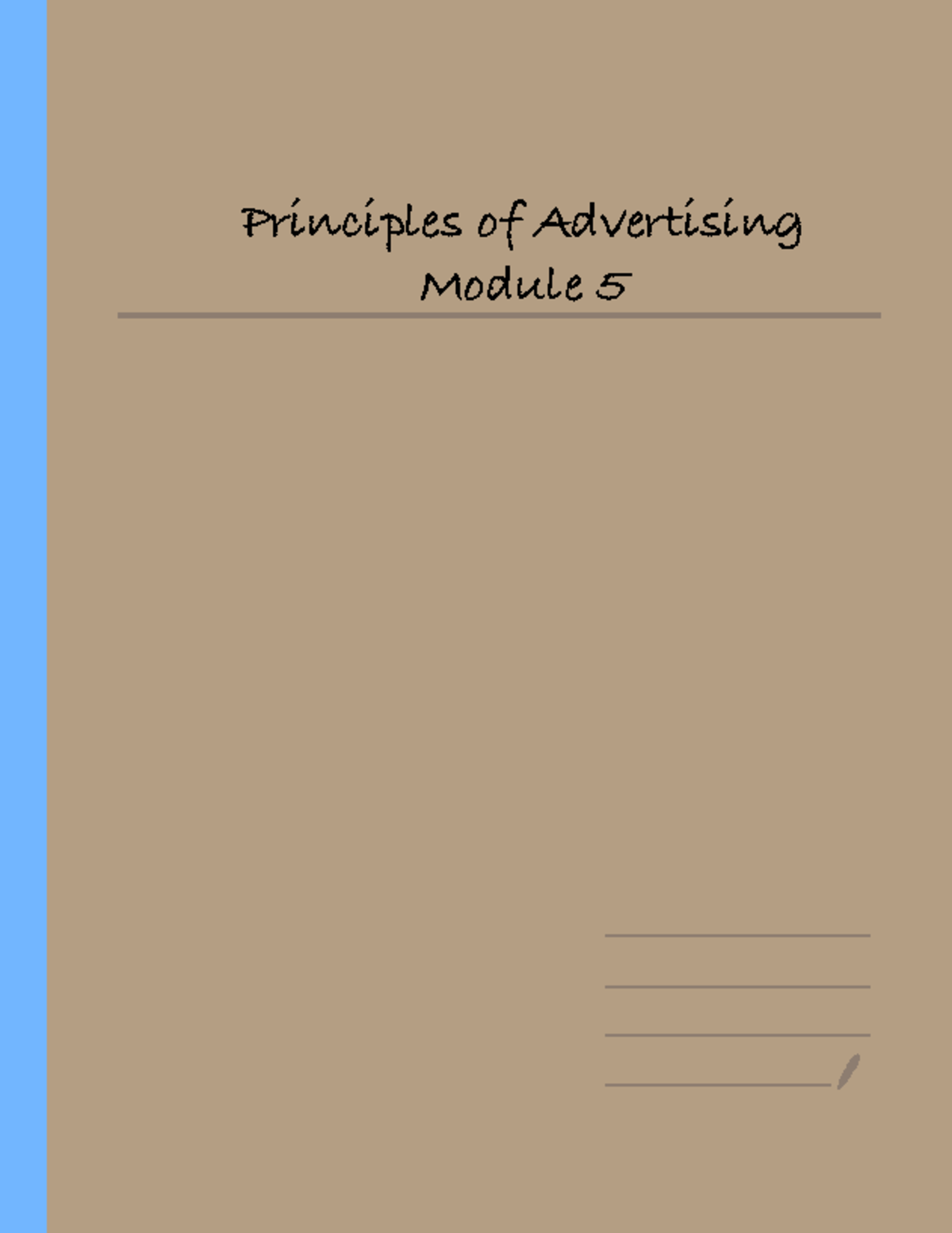 2.5 Principles of Advertising - Principles of Advertising Module 5 ...