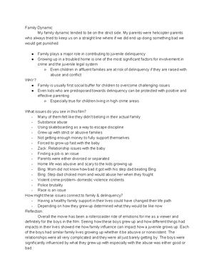 Final Study Guide - CJ 250: Juvenile Justice Exam Information- Please ...