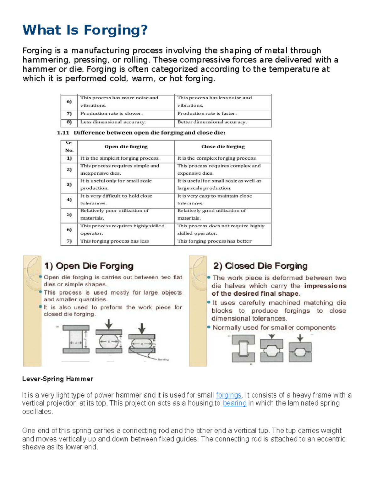 Adva forgining - dfrefrfrgr - What Is Forging? Forging is a ...