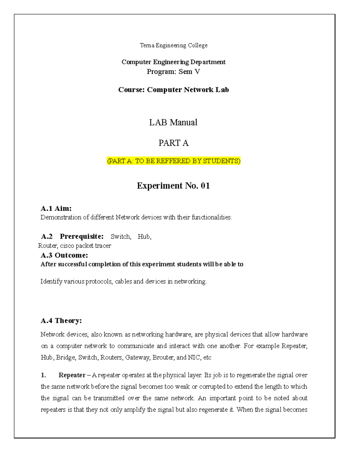 C34 CN Exp - sadas - Terna Engineering College Computer Engineering Department Program: Sem V ...