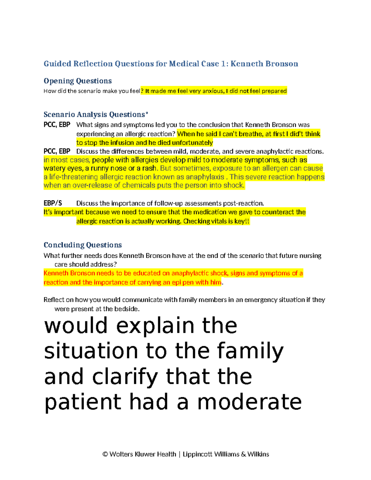 Kenneth brunson - GUIDED REFLECTION ASSIGNMENT - Guided Reflection ...