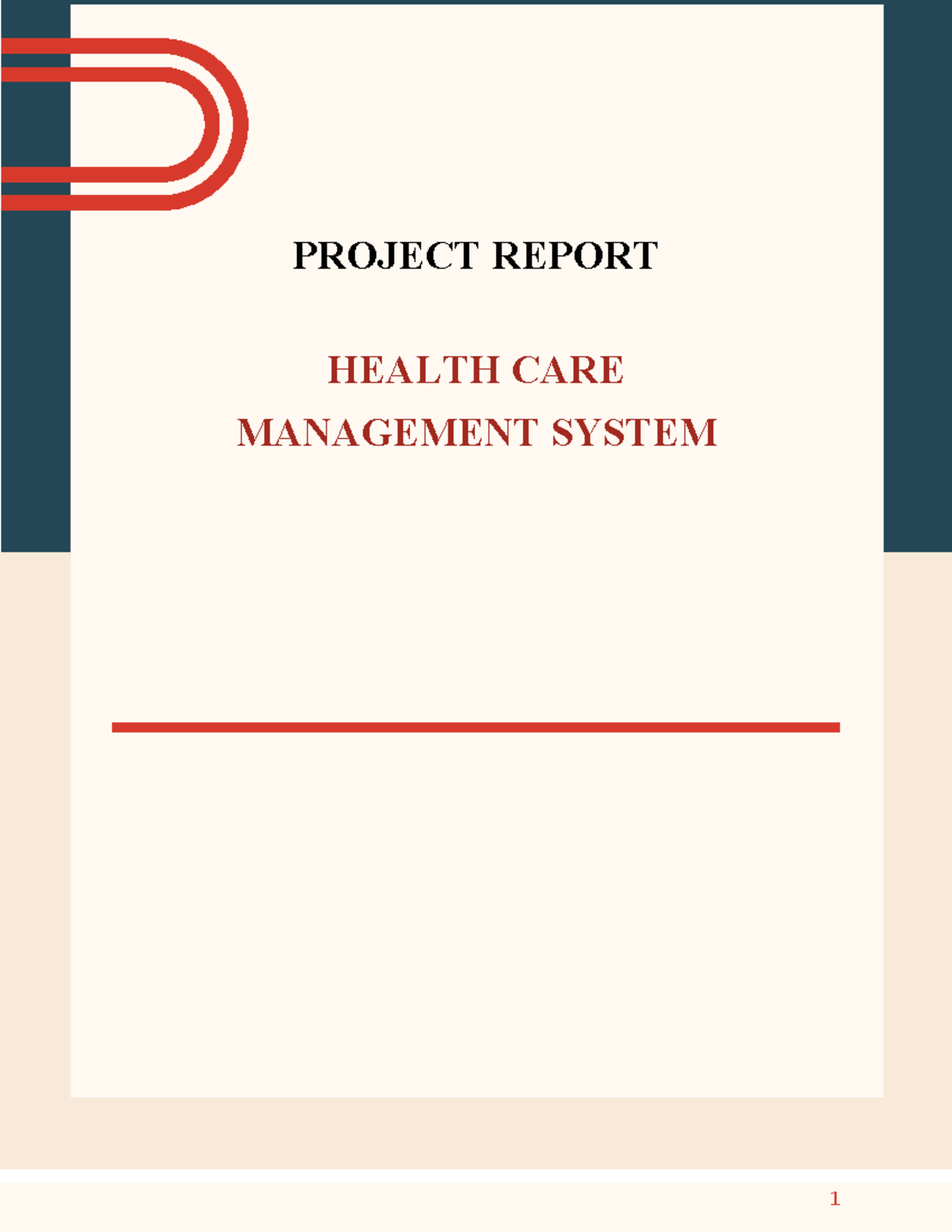 Health Care Management System - HEALTH CARE MANAGEMENT SYSTEM PROJECT ...